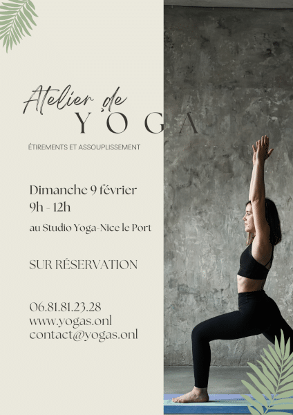 Yoga Nice Atelier Dimanche 9/2/2025