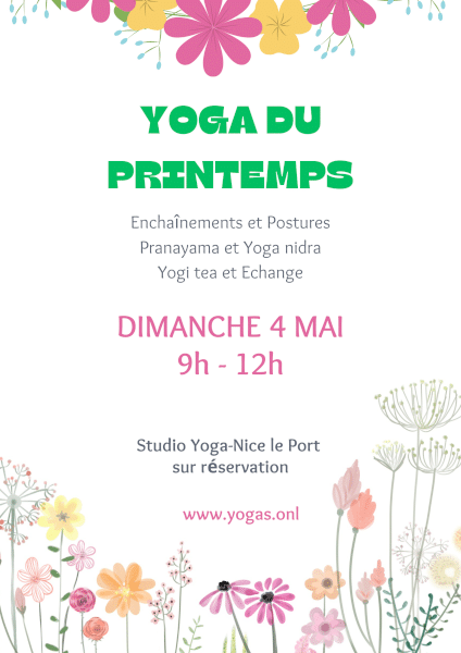 Atelier de Yoga à Yoga-Nice le Port dimanche 4/5/2025